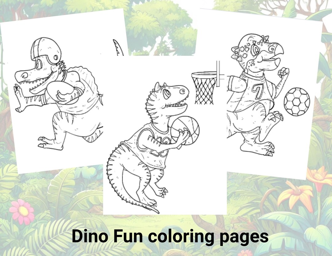 Dinosaur Coloring Pages: Fun & Engaging Dino Coloring Sheets for Kids ...