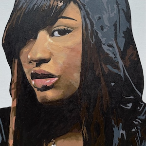 Jazmine Sullivan Acrylic Painting - Etsy