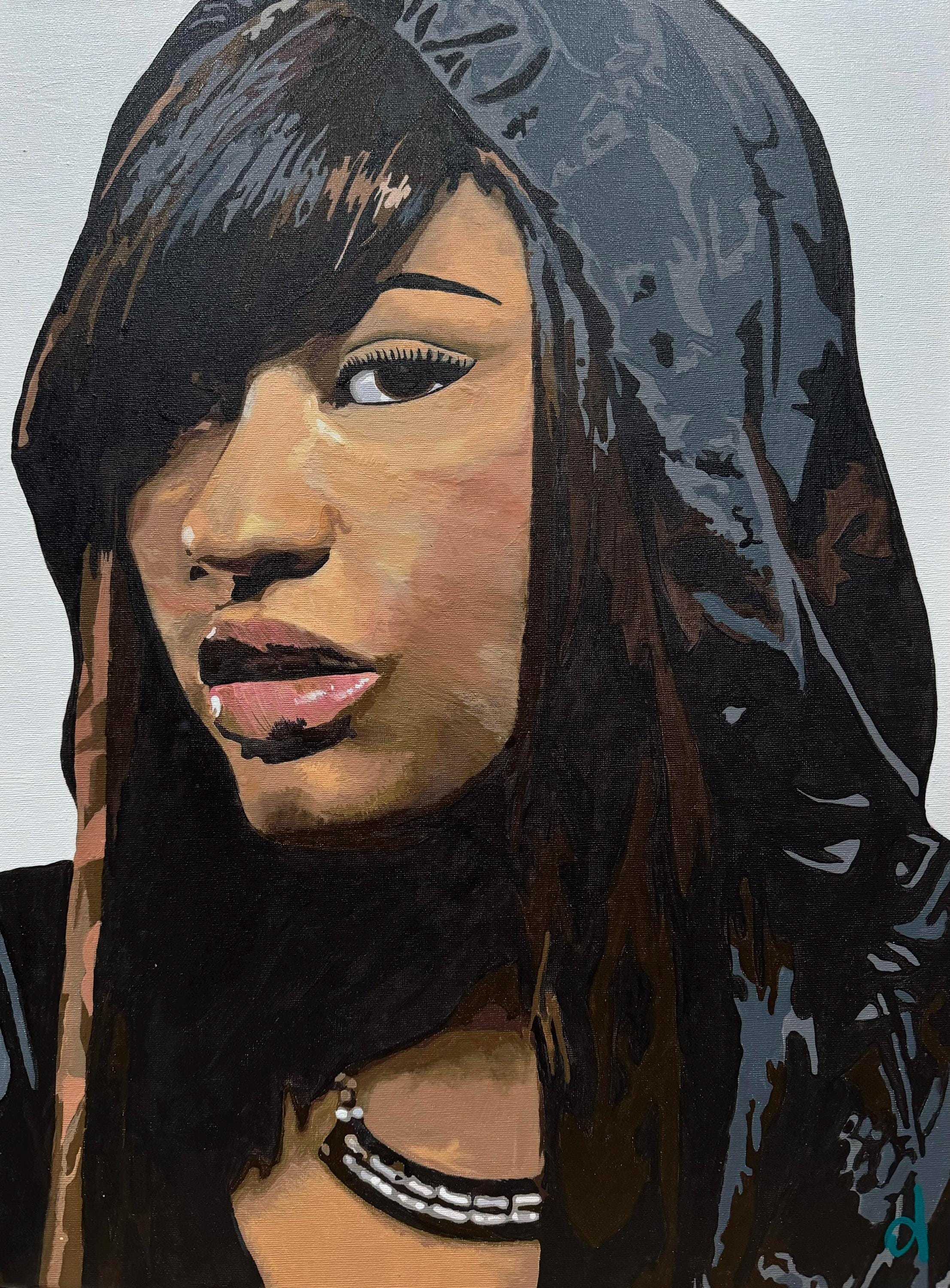 Jazmine Sullivan Acrylic Painting - Etsy