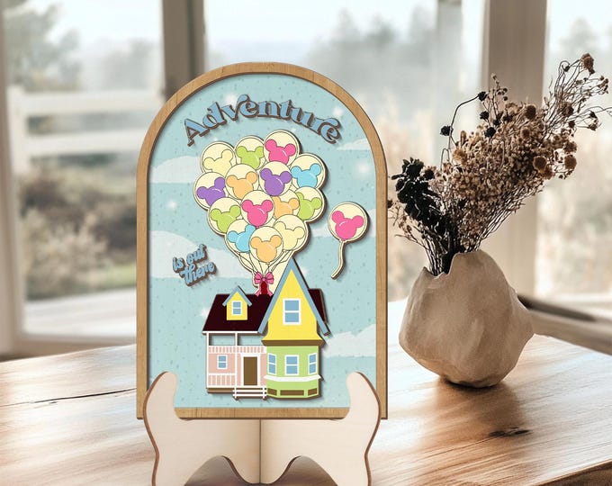 Up Inspired Adventure is Out There Wooden Sign Pressed Penny, Penny ...
