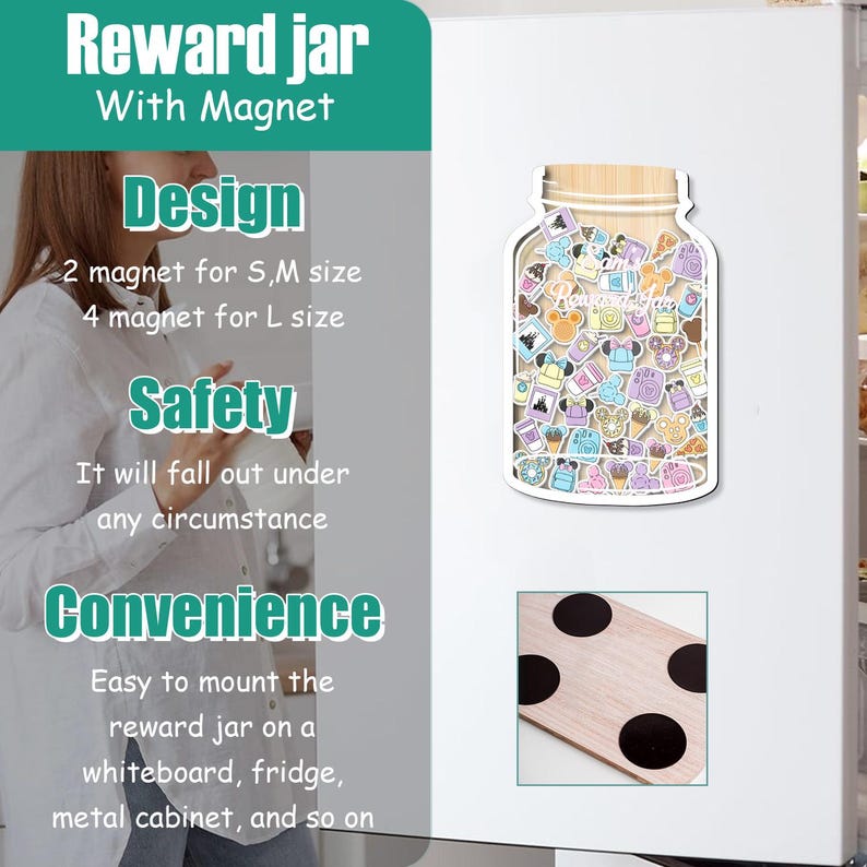 Personalized Disney Snack Reward Jar, Colorful Classroom Decoration ...