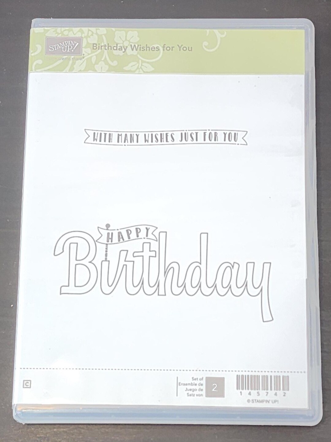 Birthday Wishes for You Stampin' Up! Stamp Set AND Happy Birthday Stampin' Up! Thinlits Dies - Etsy