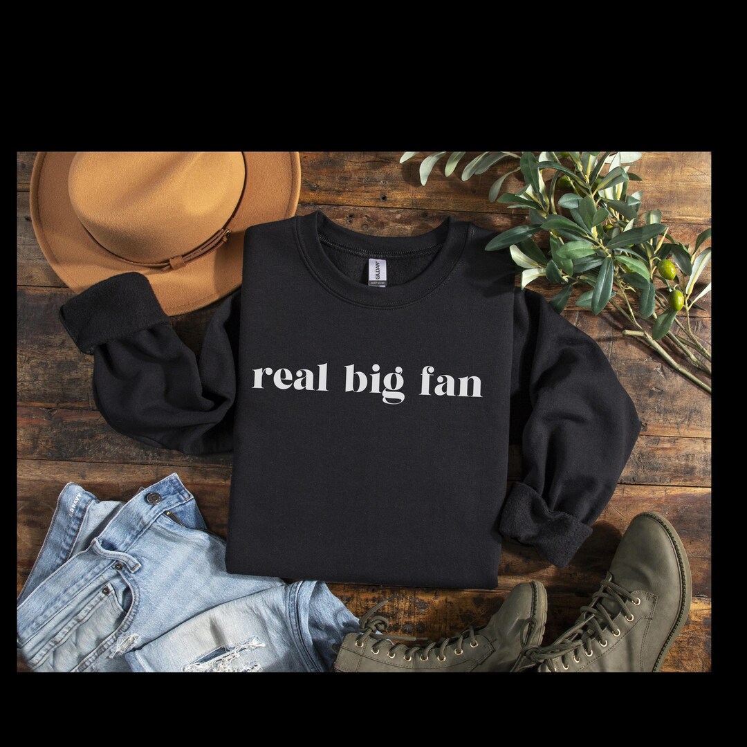 Fan Sweatshirt, Fan Gear, Big Fan, Go All In, Crewneck Sweatshirt, Real ...