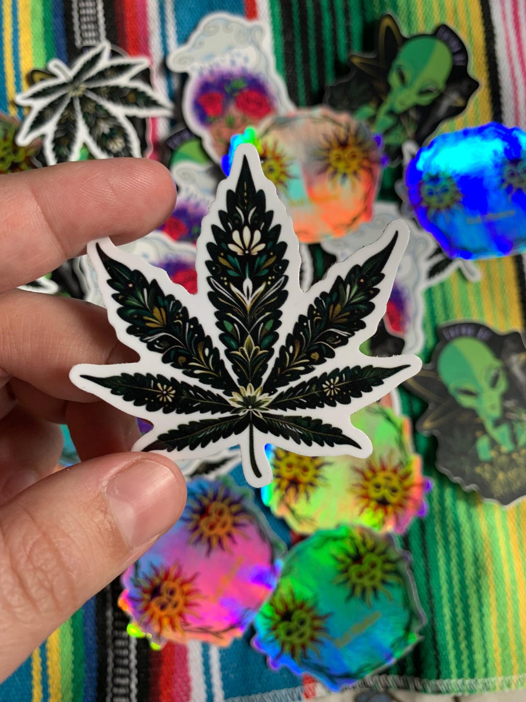 Plant Stickers, Marijuana Stickers, Laptop Stickers, Water Bottle ...