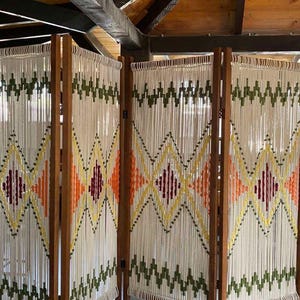 Room Divider, Macrame Screen Partition, Boho Room Partition, Boho Home ...