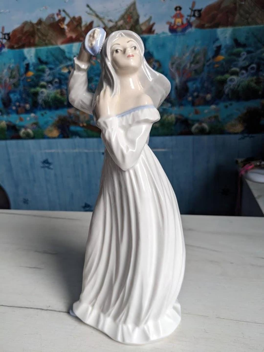 Porcelain Figurine Tengra Woman Made in Spain - Valencia - Etsy