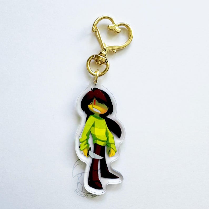 Deltarune Keychains (double Sided) - Etsy