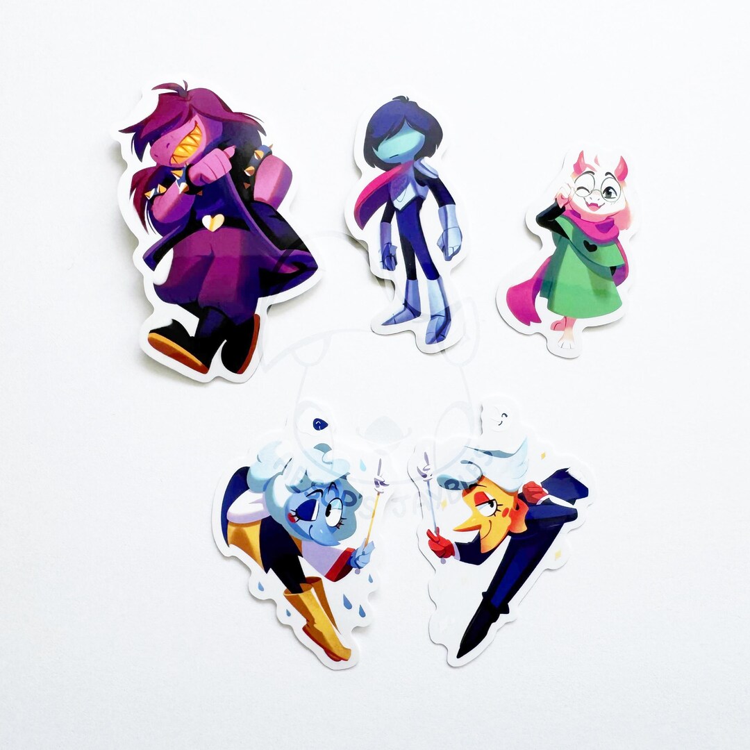 Deltarune Vinyl Stickers - Etsy