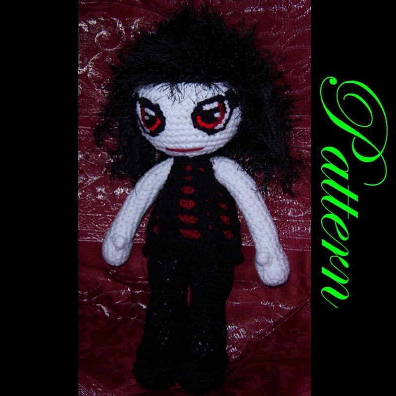 Female Vamp/goth Doll p A T T E R - Etsy