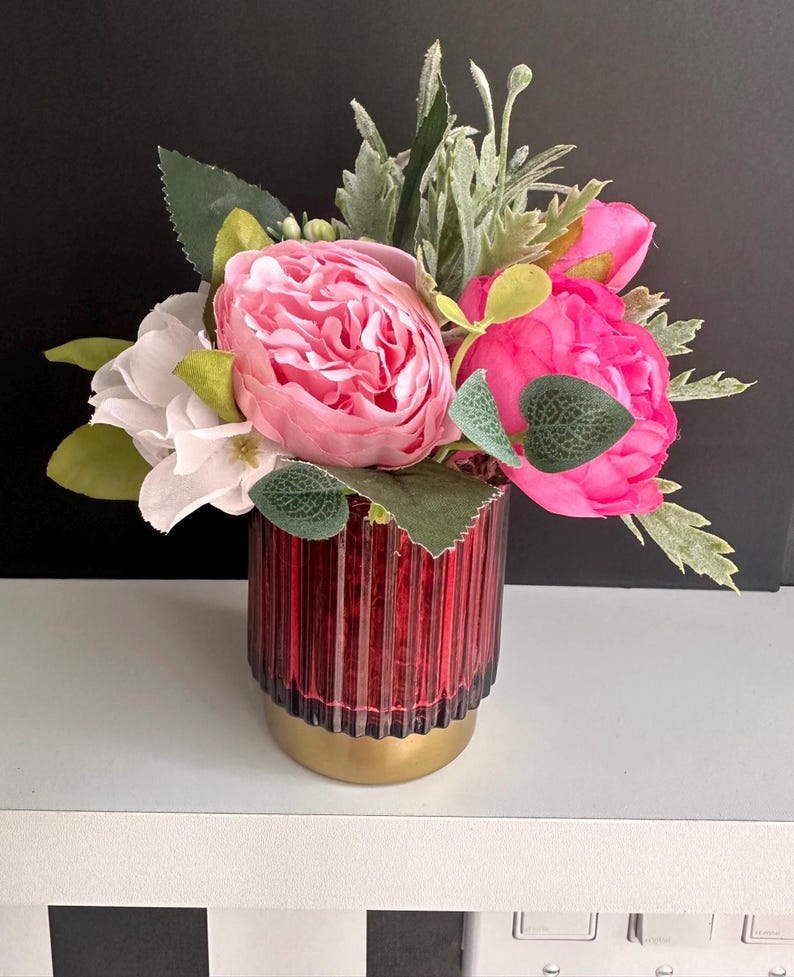 Small Faux Flower Arrangements|artificial Fall Flower Arrangements ...