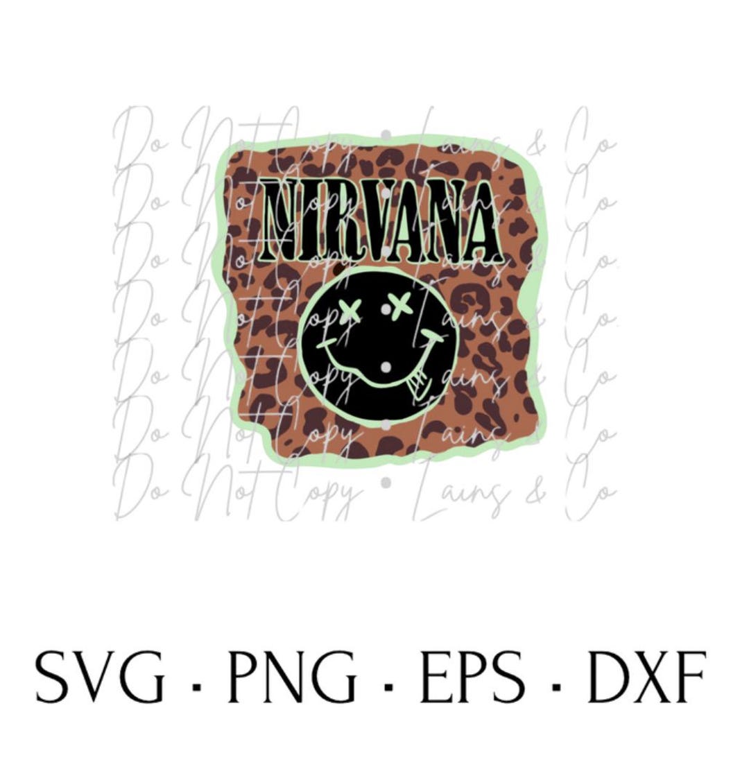 Nirvana Cheetah Print SVG, PNG File (digital Download) - Etsy