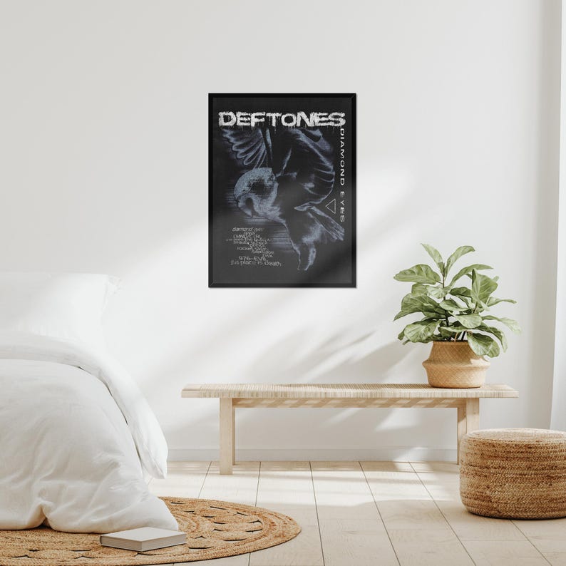 Deftones "diamond Eyes" Poster - Y2K Grungy Shoegaze Wall Decor for ...