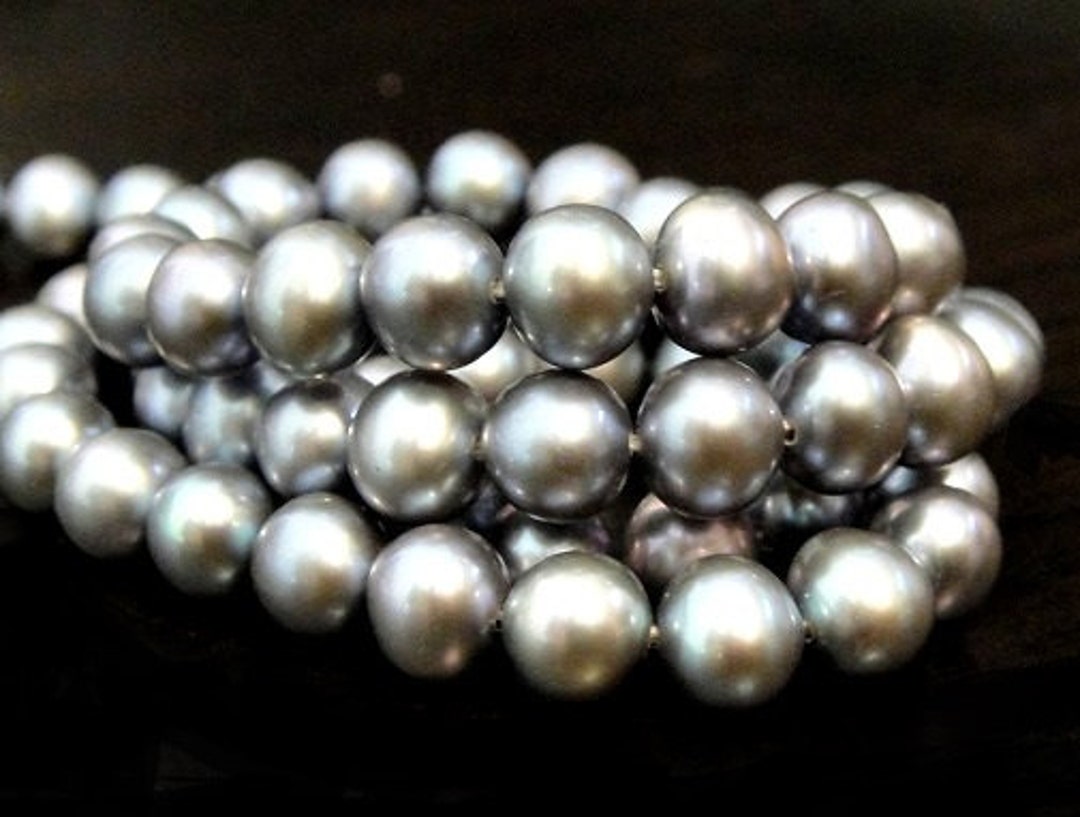Gray Freshwater Potato PEARLS - Lustrous Luxe, Brides, Wholesale Pearls ...