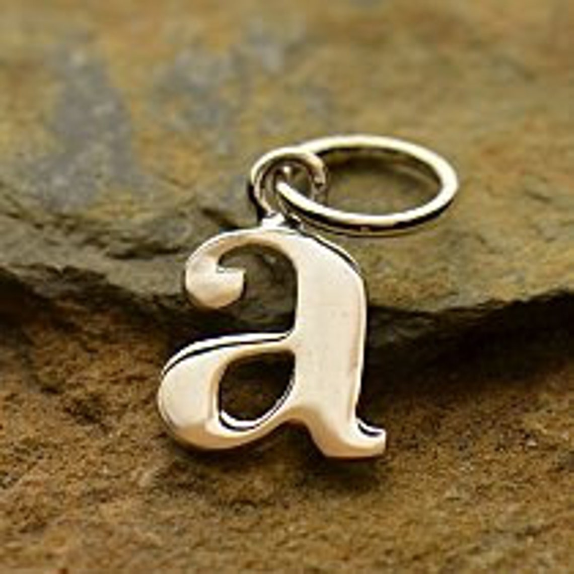 Sterling Silver Letter a Typewriter Lowercase | Etsy