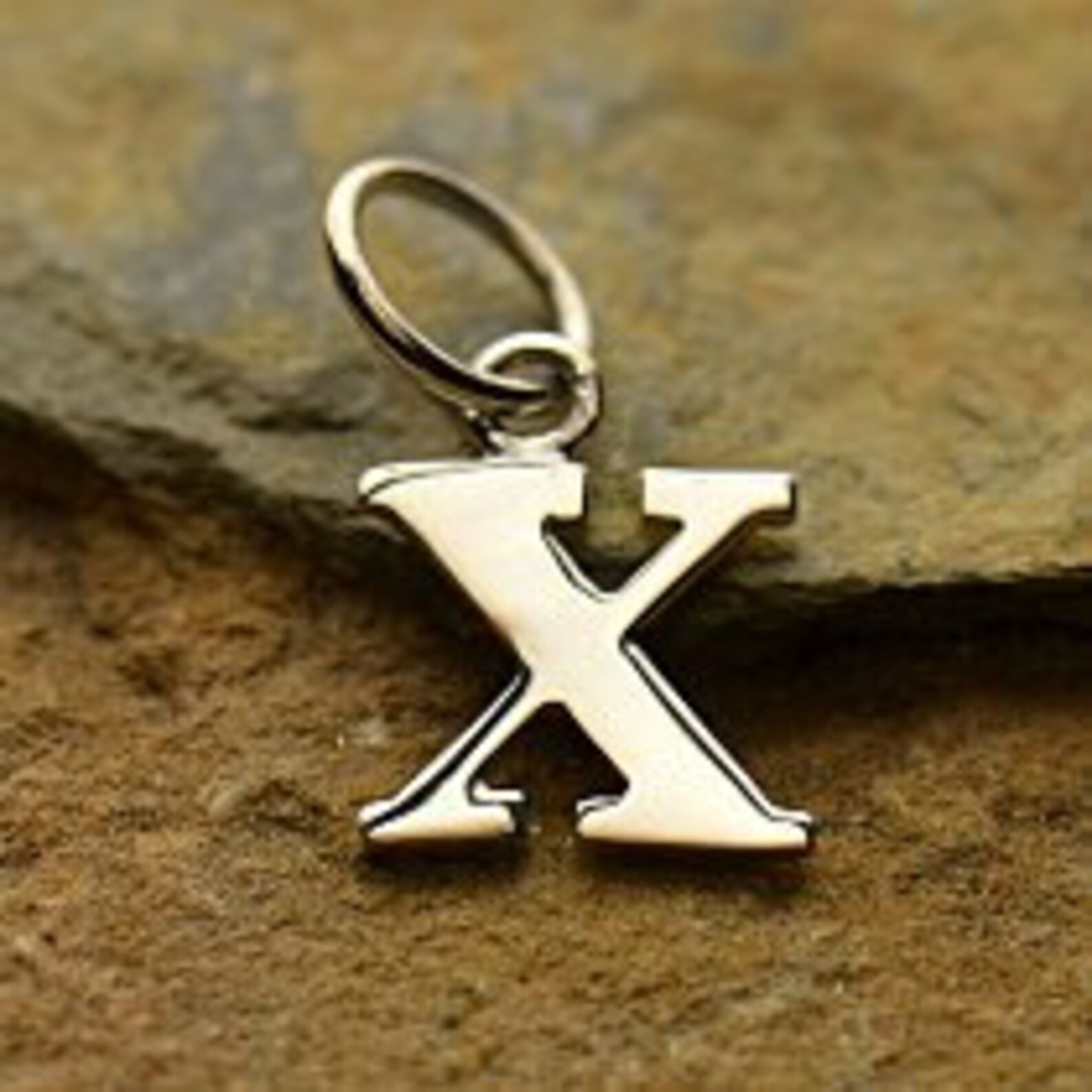 Sterling Silver, Letter "x" Typewriter Lowercase Charm, 925 Alphabet ...
