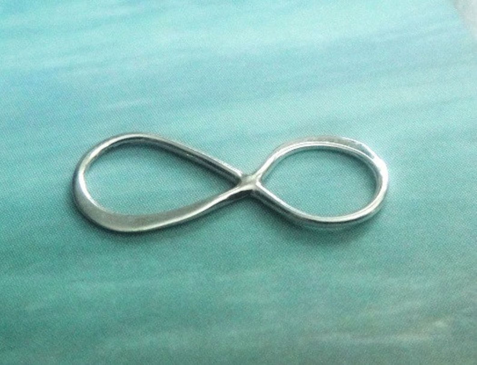 Sterling Silver Infinity Link -10 Pcs Bali Links 20x8mm WHOLESALE - Etsy