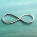 Sterling Silver Infinity Link -10 Pcs Bali Links 20x8mm WHOLESALE - Etsy