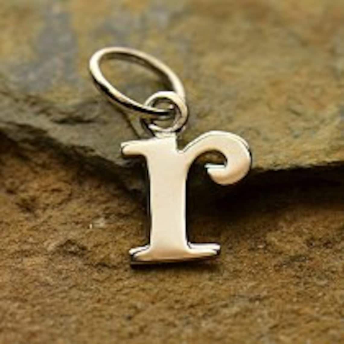 Silver Letter r Charm Typewriter Lowercase | Etsy