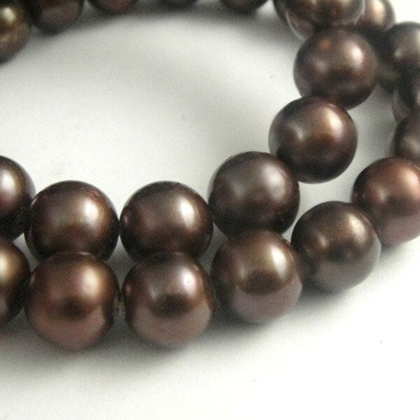 Chocolate Pearls - Etsy