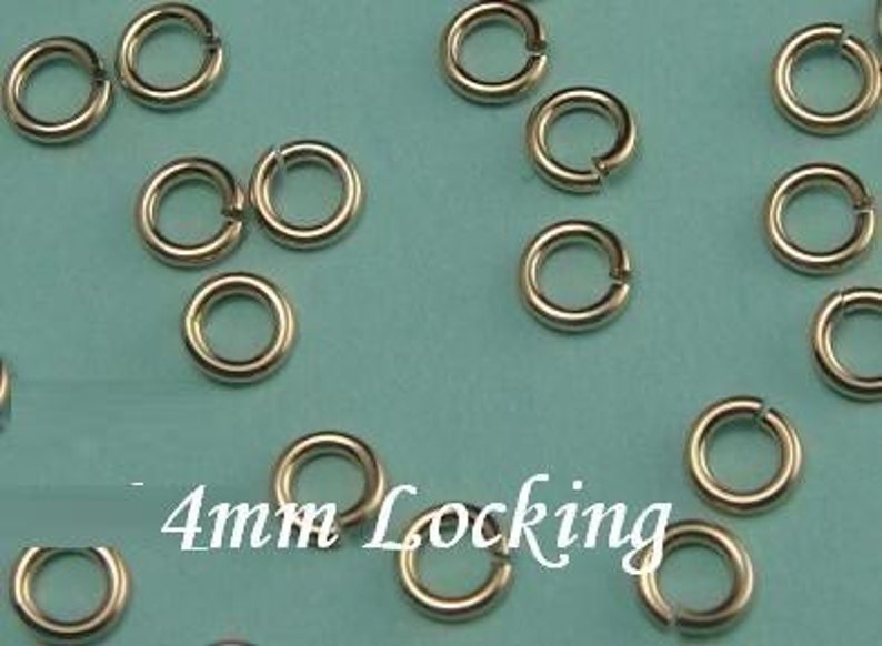 14k Gold Filled Locking Jump Rings 4mm 20g Aka JUMP LOCKS 20 - Etsy