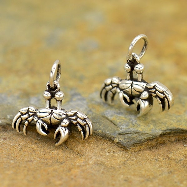 Crab Charm - Etsy