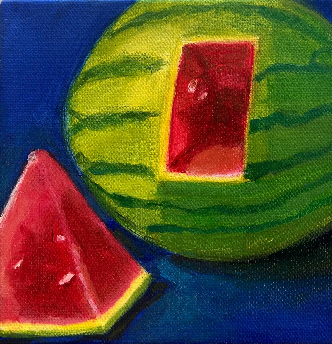 Watermelon Art Print Wall Decor Fruit Wall Art House Warming Gift ...