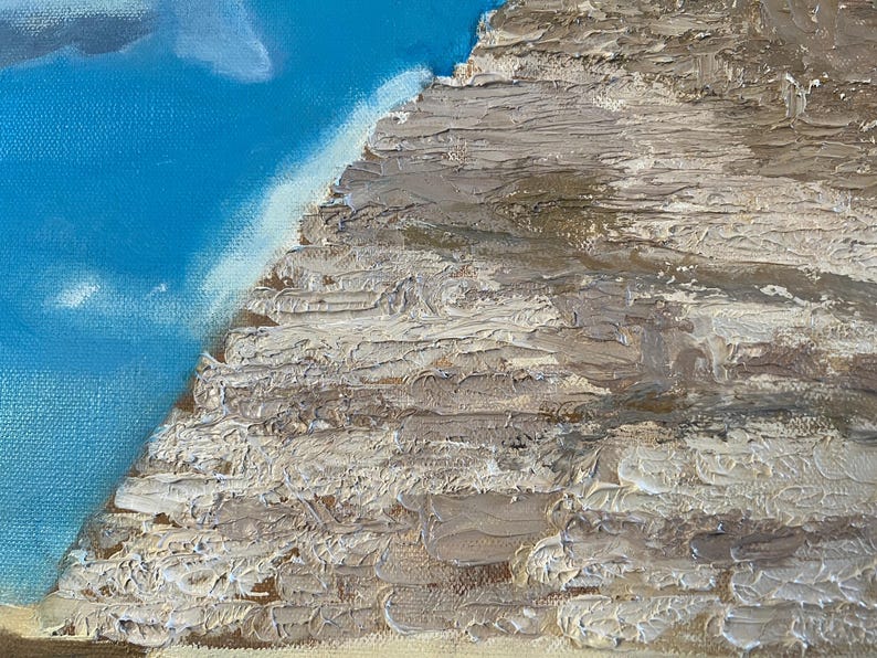 Pyramid and Sphinx Oil Painting on Canvas Captivating Nature Wall Art ...