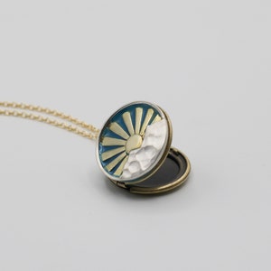 Locket Necklace · Gold Sun Necklaces · Sunburst Pendant · Locket ...