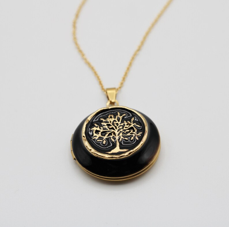 Locket Tree of Life Necklace Family Tree Lockets Jewelry Pendant Custom ...