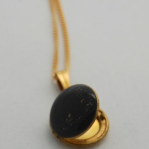 Locket Necklace Colorful Enameled Lockets Tiny Layering Charm Necklaces ...