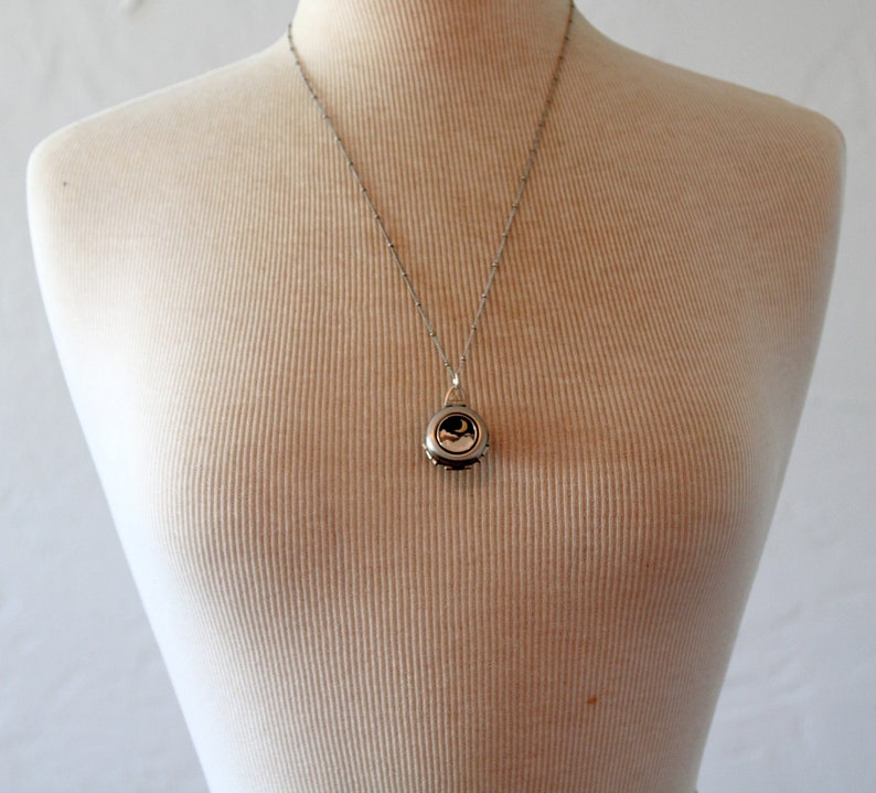 Crescent Moon Mountains Incredible Four-way Locket Necklace | Etsy