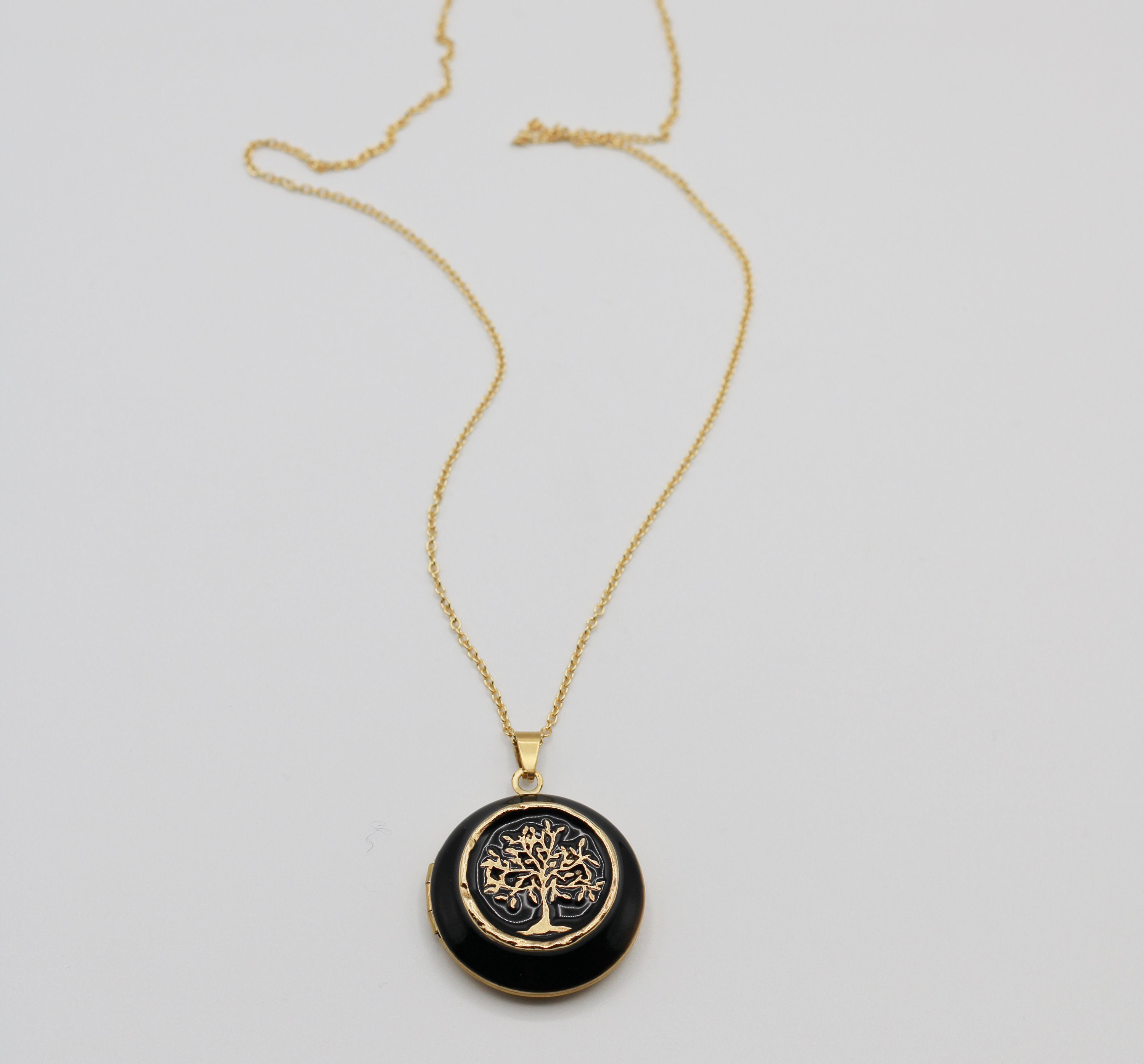 Locket Tree of Life Necklace Family Tree Lockets Jewelry Pendant Custom ...