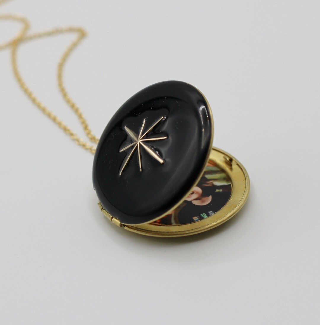 Locket Handmade Jewelry Star Necklace · Gold North Star Necklaces ...