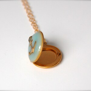 Anchor Necklace Locket Jewelry Anchors Nautical Wedding Layering ...
