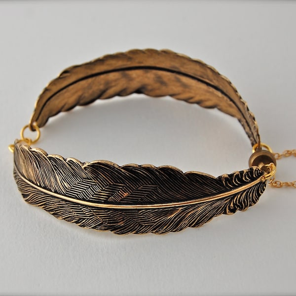 Feather Bracelet - Etsy