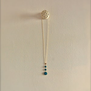 Turquoise Blue Lockets Trio Custom Family Photos Photograph Necklace ...