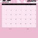 Pink Calendar Planner 2025 A4 Size - Etsy