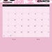 Pink Calendar Planner 2025 A4 Size - Etsy