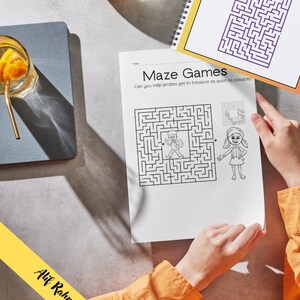 Fun Kids Maze Games Creative Learning Books Early Education A4 Size 10 ...