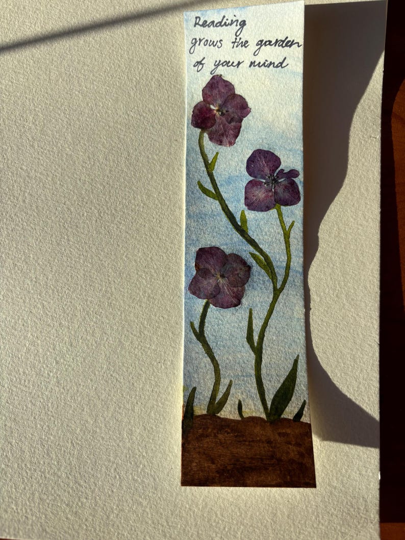 Reading Grows the Garden of Your Mind Bookmark - Etsy