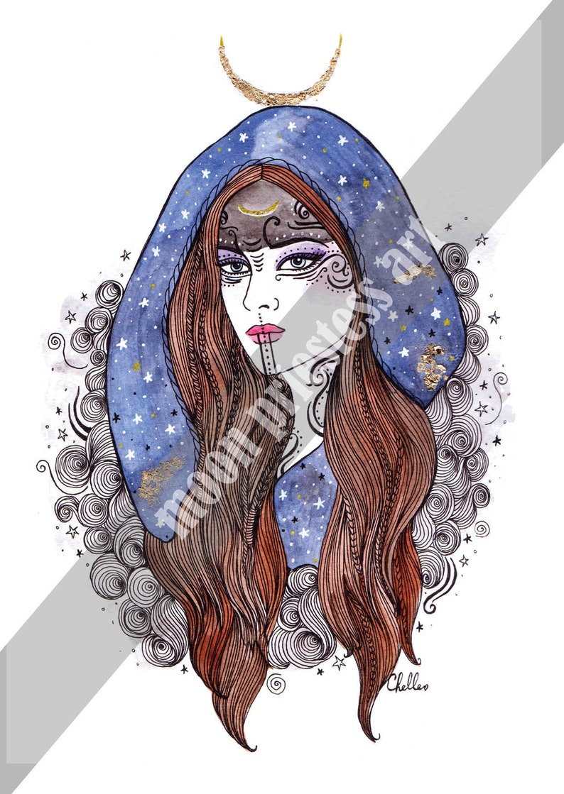 Morgan Le Fay Goddess Altar Card A6 - Etsy