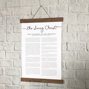 LDS the Living Christ the Testimony of the Apostles LDS | Etsy