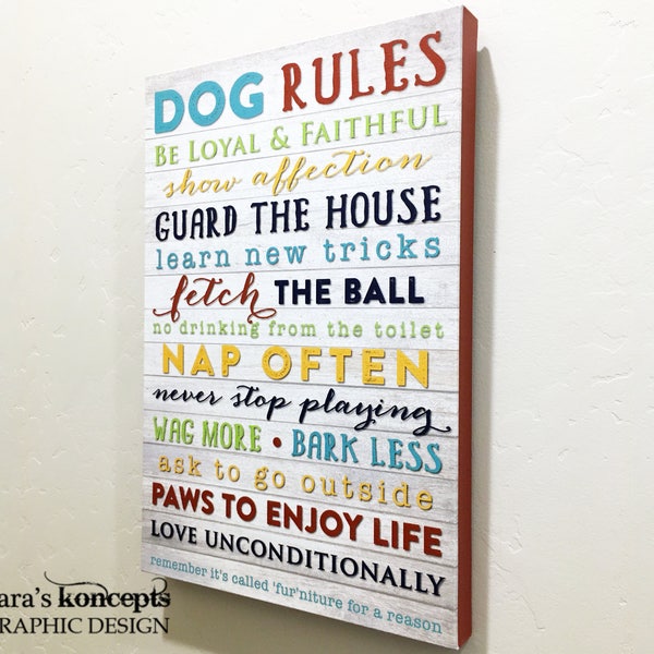 Dog House Rules - Etsy