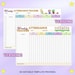 Homeschool Attendance Log Printable Weekly Attendance Tracker School ...