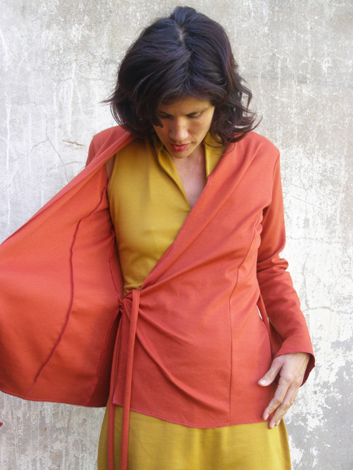 Wrap Jersey Jacket Casual Jackets Cardigans for Women Plus - Etsy