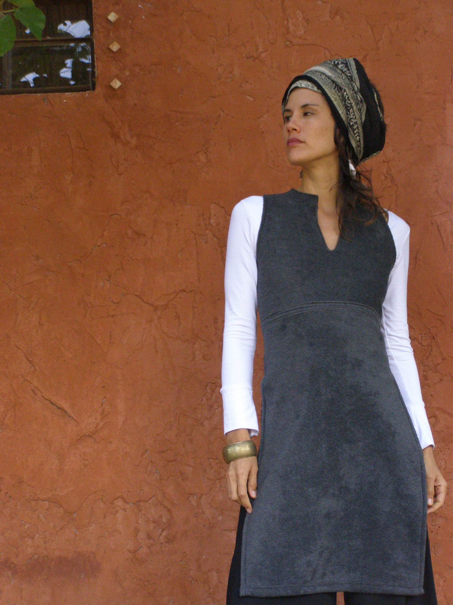 Fleece ASIAN Tunic-women's Cozy Sweater-empire Cut Tunic - Etsy UK