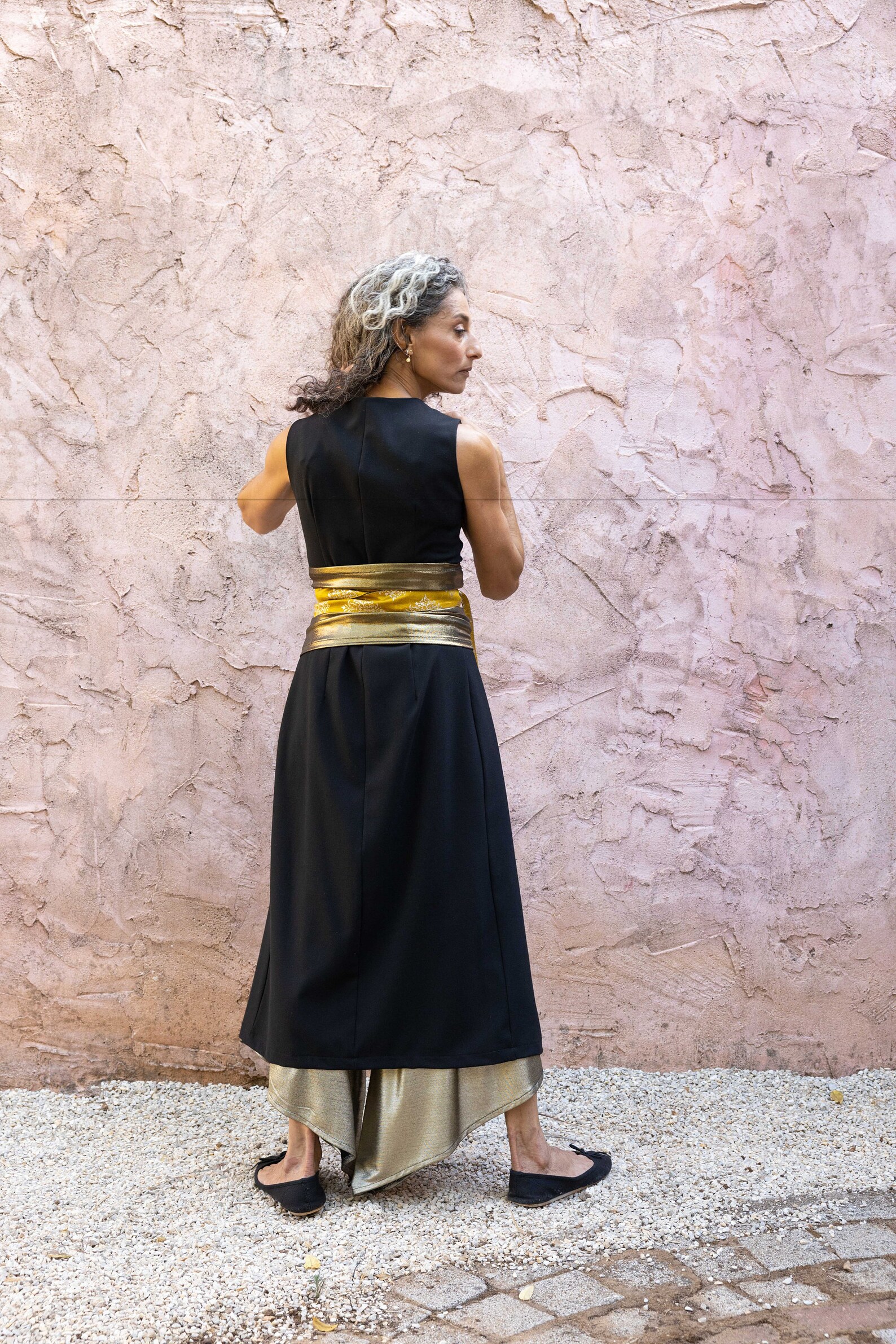 Women Evening Black Tailored Tunic Dress Layering Outfit for | Etsy