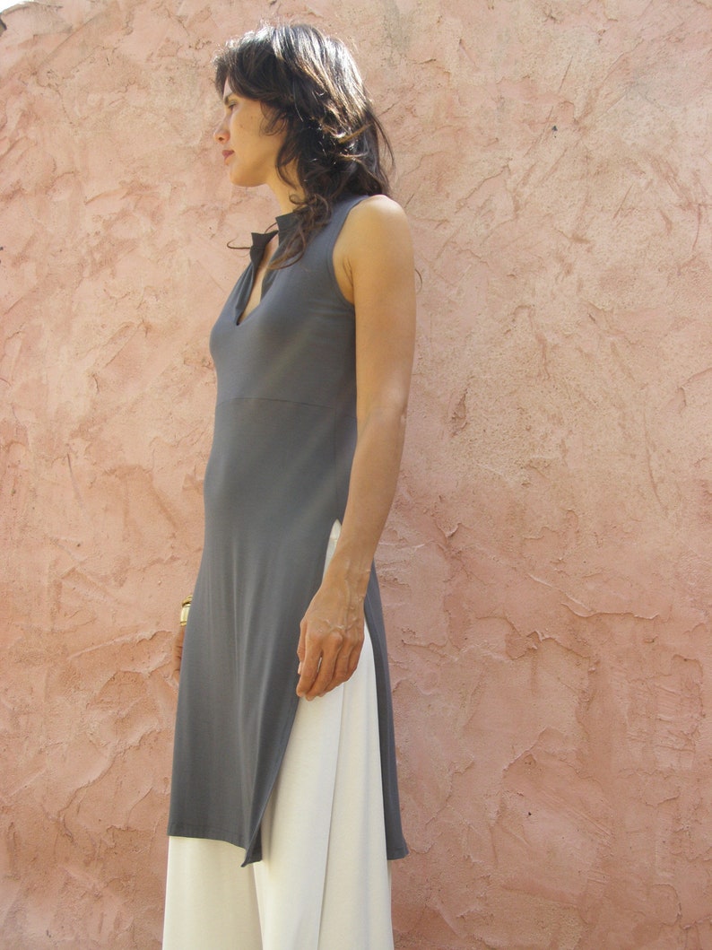 Kelly Green Tunic Top Women Summer Tunic Dress With Side - Etsy