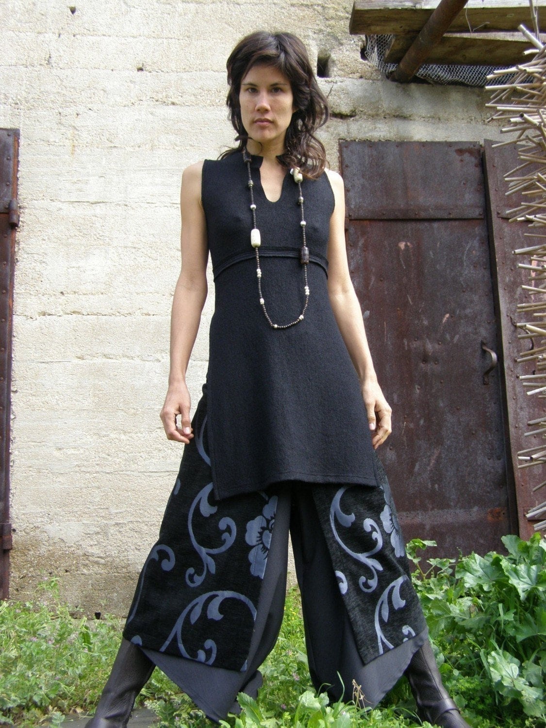 Womens Clothing-women's Chic Skirt-art to Wear the Art - Etsy