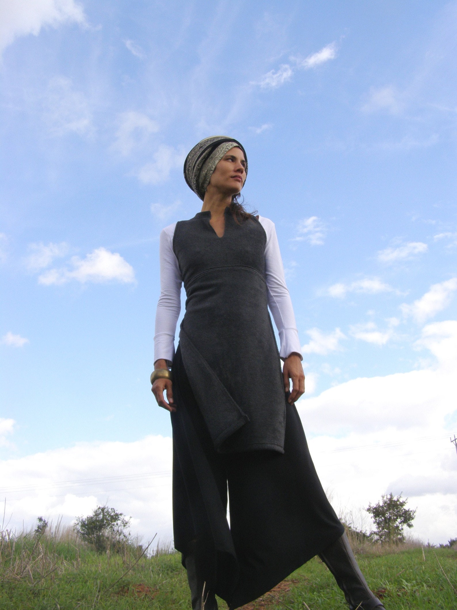 Fleece ASIAN Tunic-women's Cozy Sweater-empire Cut Tunic - Etsy UK